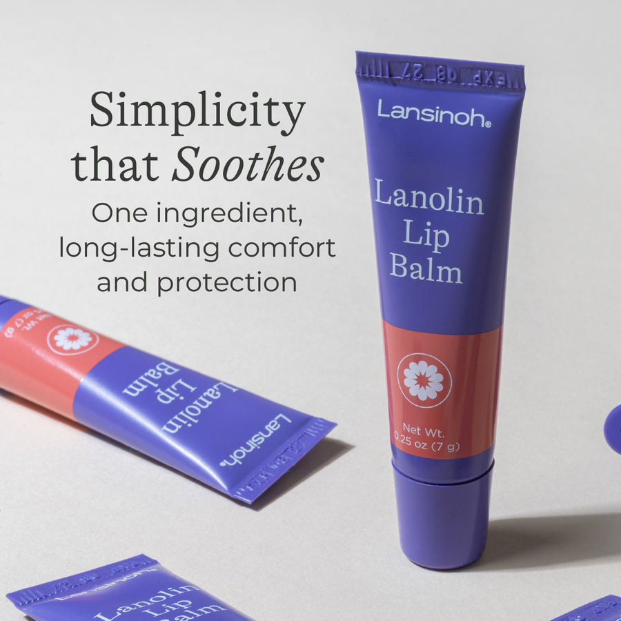 Lanolin Lip Balm (2 count) for Breastfeeding Moms | Lansinoh