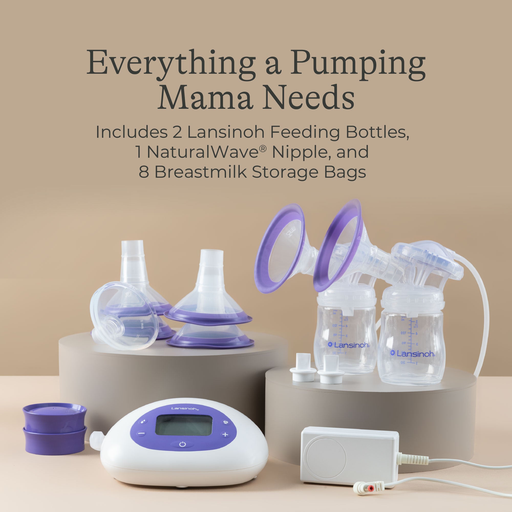 Signature Comfort Double Electric Breast Pump – Lansinoh