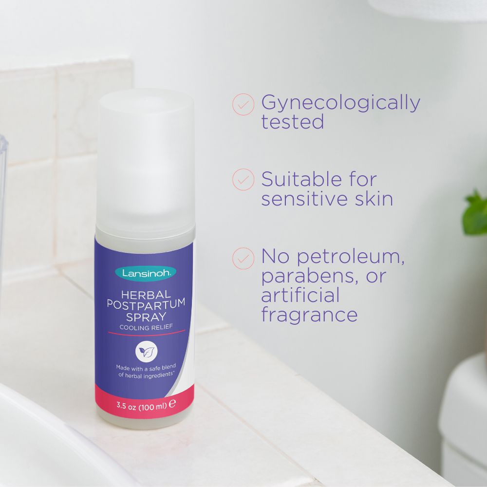 Lansinoh Herbal Perineal Spray | Postpartum Cooling Spray